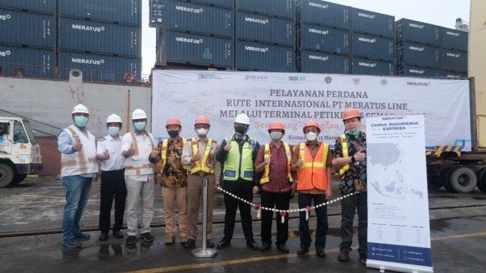 Pelayanan Perdana Rute Internasional, Bea Cukai Dukung PT Meratus Line ...