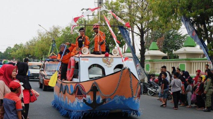 93 Mobil Hias Ramaikan Karnaval HUT Ke-74 RI di Kabupaten Tegal ...