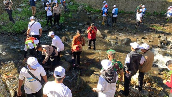Susur dan Bersih-bersih Sungai Serayu Wonosobo, 4 Kuintal Sampah ...