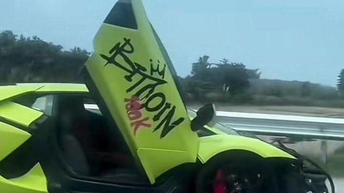 Viral Lamborghini Tabrak Mobil Jastip di Tol Jombang-Mojokerto, Pemilik ...