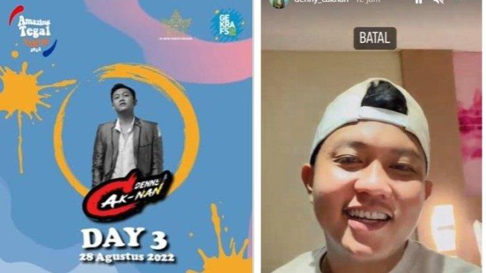 Respons Denny Caknan Batal Tampil di Amazing Tegal Festival 2022, Acara ...