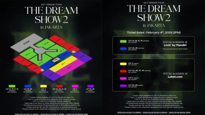 Daftar Lengkap Harga Tiket Konser NCT di Jakarta The Dream Show 2 Mulai Rp 1 Juta, NCTzen Siap ...
