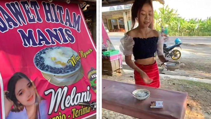 Viral Penjual Dawet Cantik di Purworejo, Dawet Hitam Melani Ini ...