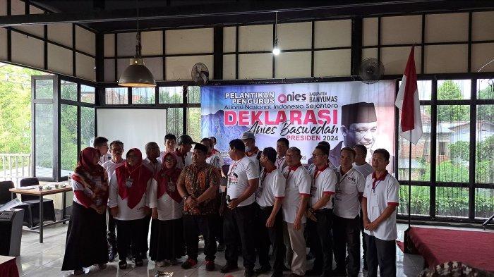 Para Relawan di Banyumas Gelar Deklarasi Dukung Anies Baswedan Maju Capres 2024 - Tribunjateng.com