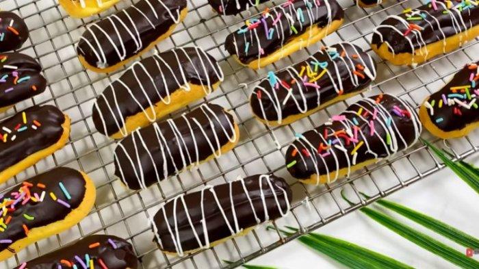 Resep Eclair Topping Coklat Lembut Anti Gagal - Tribunjateng.com