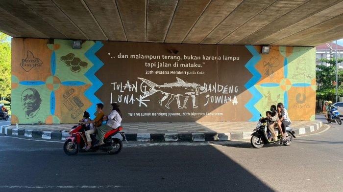Penampakan Mural Bandeng, Mahesa Jenar Hingga Oey Tiong Ham di Semarang ...