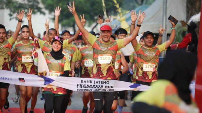 Friendship Run Jakarta Semarak, Ganjar Siap Jaga Borobudur Marathon ...