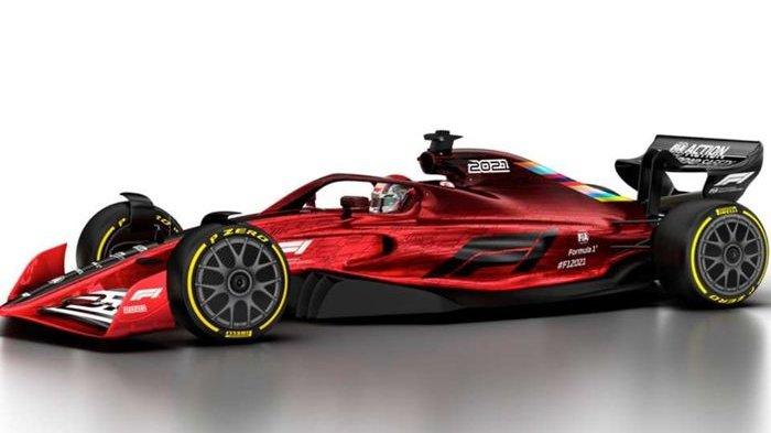 Garang, Begini Tampilan Mobil Formula 1 di Tahun 2021 - Tribunjateng.com