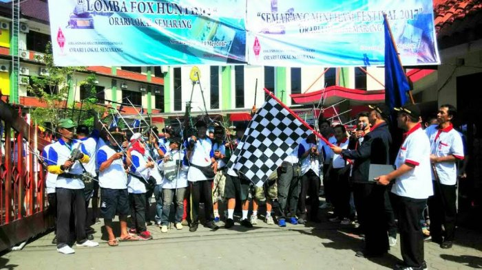 154 Peserta Ikuti lomba Fox Hunting Orari Lokal Semarang - Tribunjateng.com