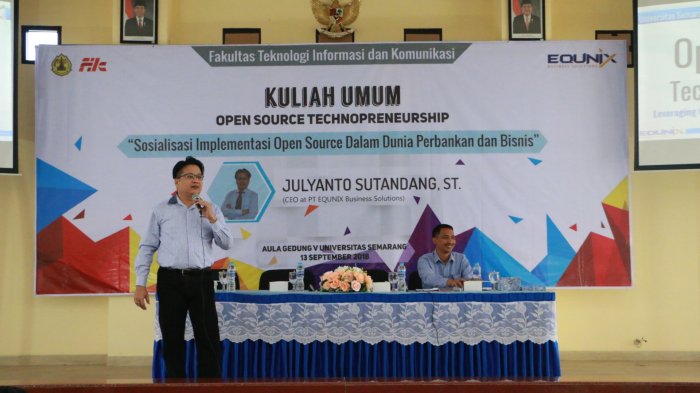 FTIK USM Gandeng Perusahaan Pelaku Bisnis Teknologi Berbasis Open ...