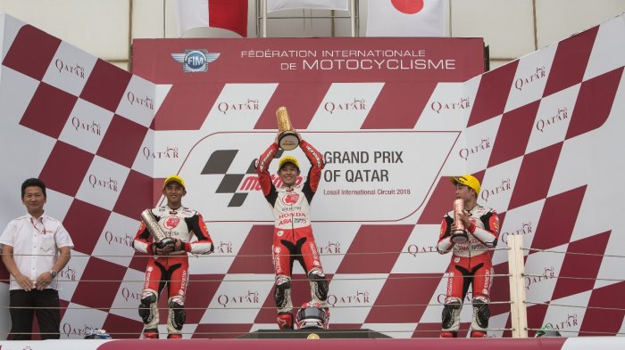 SELAMAT! Bendera Indonesia Berkibar Pertama Kali di Sirkuit Losail ...