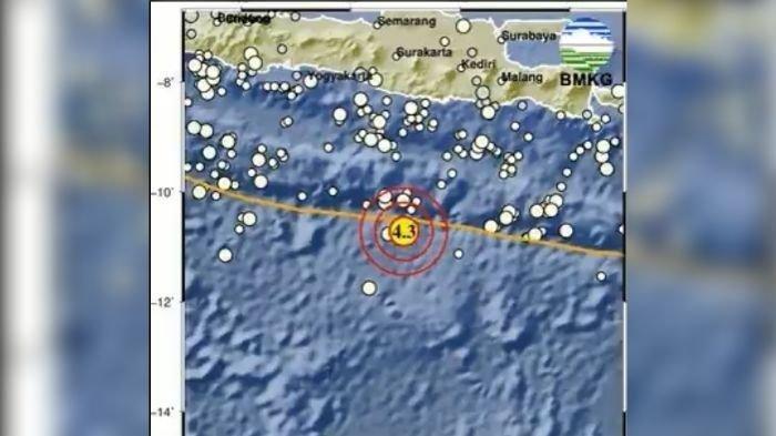 Gempa Terkini Siang ini 2 Menit yang Lalu, Senin 10 Maret 2025, Info BMKG - Tribunjateng.com