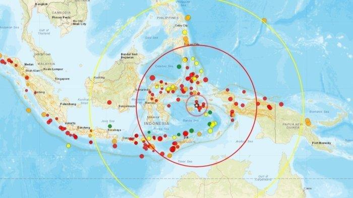 Gempa Bumi Hari Ini Jumat 3 November 2023: Gempa Sebanyak 6 Kali Guncang Pulau Maluku ...