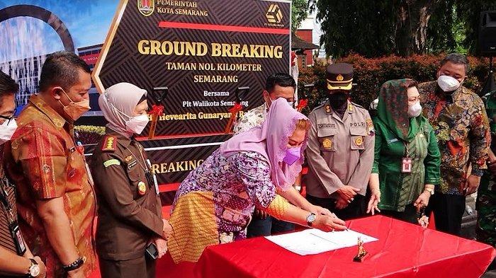 Taman dan Tugu Nol Kilometer Kota Semarang, Mbak Ita : Taman dan Tugu ...