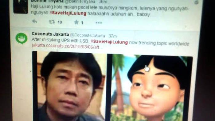 Guyonan #SaveHajiLulung Jadi Tranding Topic di Dunia - Tribunjateng.com