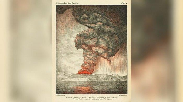 Gunung Krakatau Pernah Meletus Dahsyat, Dikenang Sebagai Tragedi 1883 ...