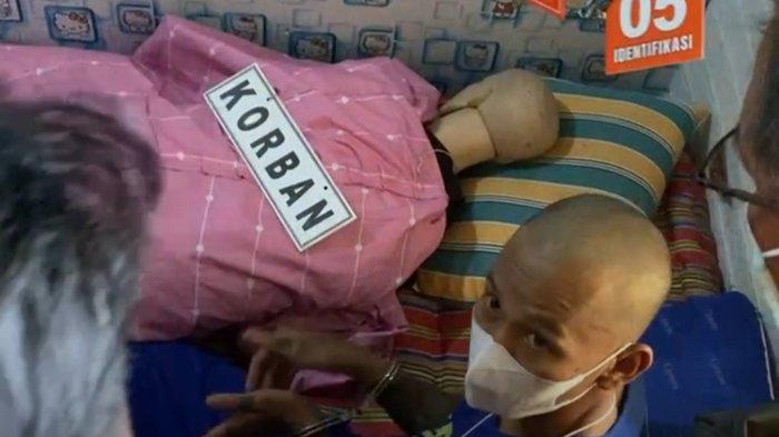 Penampakan Imam Sobari Pelaku Mutilasi di Semarang, Kepala Botak Saat Jalani Rekonstruksi di Kos ...