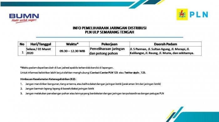 Info Pemeliharaan Jaringan Listrik Kalilangse PLN ULP Semarang Tengah ...