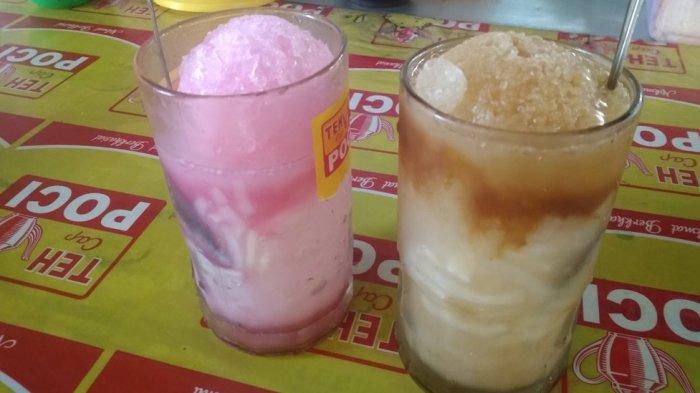 Es Sagwan Jajanan Khas Kota Tegal, Kenyal dan Manis - Tribunjateng.com