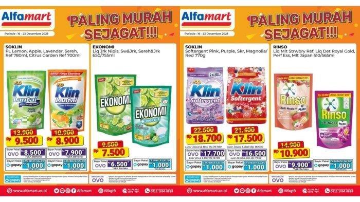 HARGA Deterjen di Alfamart Besok 19 Desember 2023 Extra Disc OVO: Daia ...