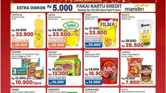 KATALOG Promo Minyak Goreng Murah di Indomaret 13 Januari 2024, Sania 2 Liter Rp33.500 Aja ...