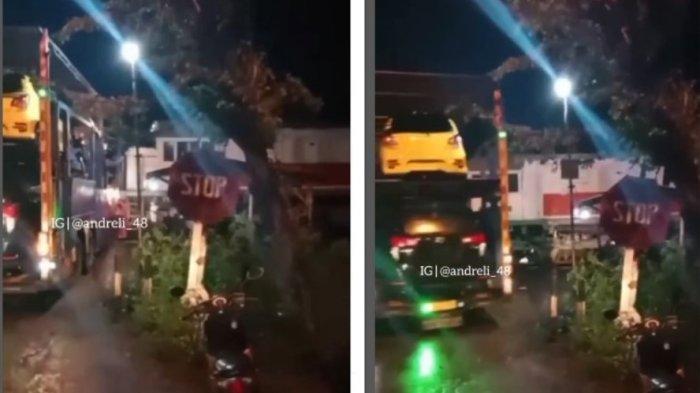 Detik-detik Kereta Api Sancaka Tabrak Truk Muat Mobil Baru di Mojokerto, Masinis Sempat Mengerem ...