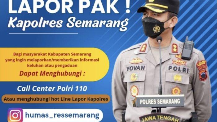 Polres Semarang Buka Kanal Pengaduan Lewat Instagram dan WA, Warga Bisa ...