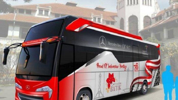 Nuansa Kemerdekaan Indonesia dan Batik Jadi Livery Bus Medium New ...