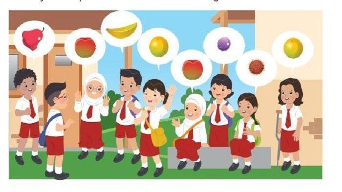 Kunci Jawaban Matematika Kelas 2 SD Halaman 233, Diagram Turus Buah ...