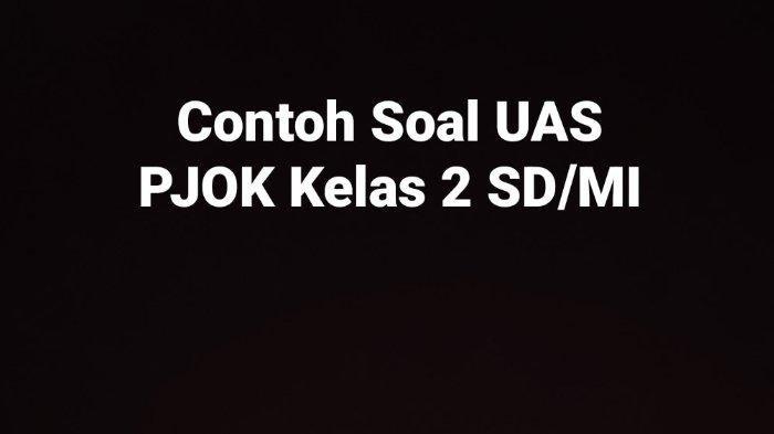 Latihan Soal UAS PJOK Kelas 2 SD/MI, Lengkap dengan Kunci Jawaban Penilaian Akhir Tahun ...