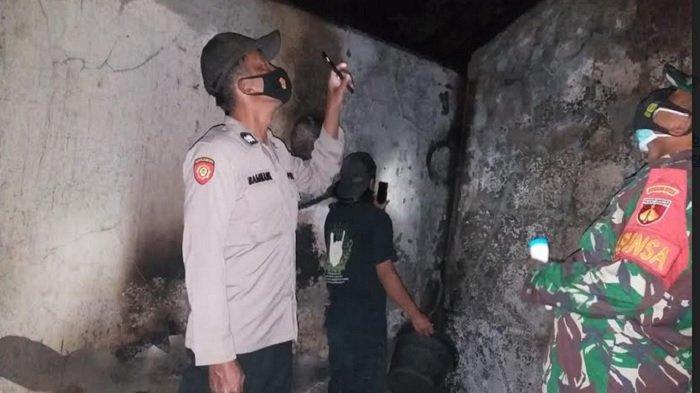 Diduga Konsleting Listrik, Rumah Warga di Ngrampal Sragen Terbakar - Tribunjateng.com