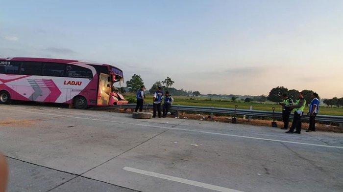 Kecelakaan Bus Ladju dengan Truk Tronton di Tol Pasuruan, 4 Orang Tewas ...