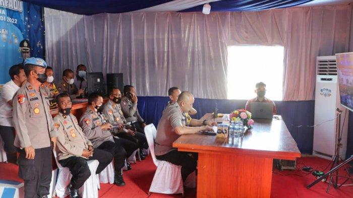 Ikuti Zoom Meeting Anev Operasi Ketupat Candi 2022, Kapolres Tegal Apresiasi Personel yang ...