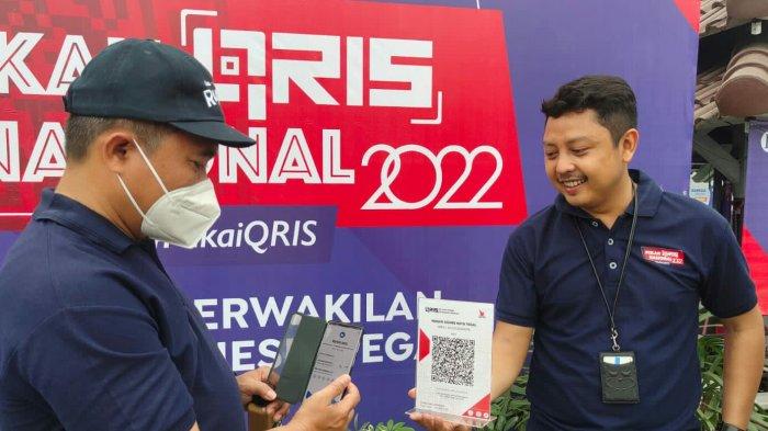 BI Tegal Gaungkan QRIS dan Jaring Pengguna Baru, Cukup Scan Barcode Rp 77 - Tribunjateng.com