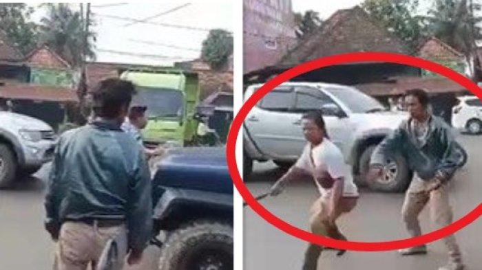 Detik-detik Pria Bawa Parang dan Arit Kejar Polantas, Ini Alasannya ...
