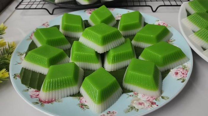 Resep Kue Lapis Pandan Cantik dengan Warna Hijau Alami - Tribunjateng.com