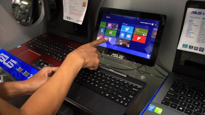 Layar Notebook Asus Bisa Dilepas Sebagai Tablet - Tribunjateng.com