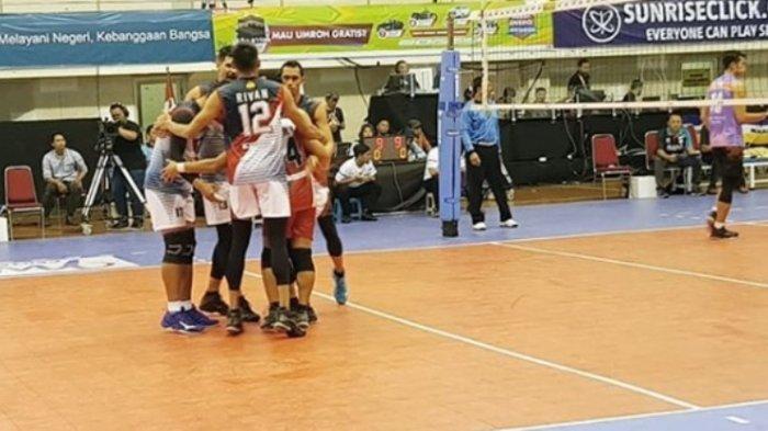 Sedang Berlangsung, Live Streaming Final Four Proliga 2019 Putra JPE Vs Jakarta BNI 46 ...
