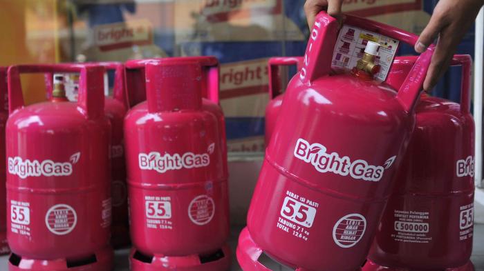 Sah! Daftar Harga LPG 3 kg Melon dan Bright Gas Pertamina Terbaru per ...