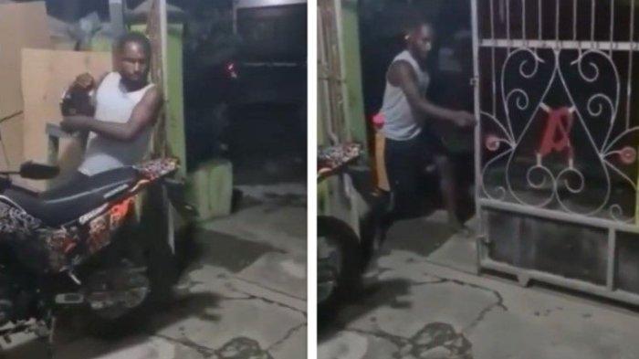 Viral Aksi Maling Motor Direkam Pemilik Rumah, Motor Tak Dapat Wajahnya ...