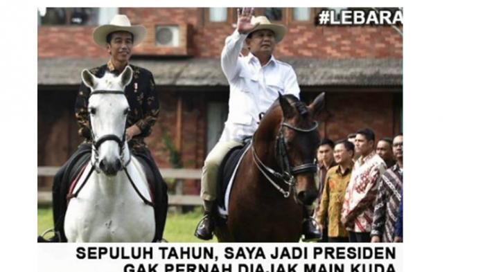NGAKAK Lihat Kumpulan Meme Lebaran Kuda Ini - Tribunjateng.com