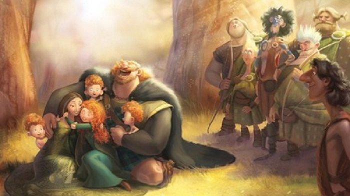 Dongeng Disney Princess Merida dan Sihir Beruang - Tribunjateng.com