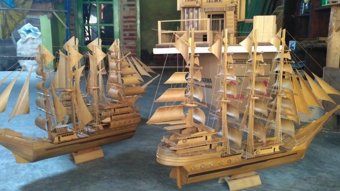 Inspiratif : Miniatur Kapal Bambu Buatan Ali Kasdono Tembus Pasar Dunia ...