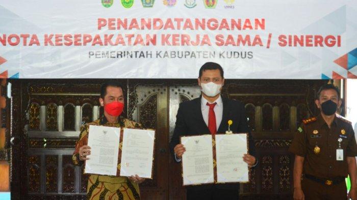 Perkuat Merdeka Belajar Kampus Merdeka, Unnes Jalin Kerjasama dengan Pemkab Kudus - Tribunjateng.com