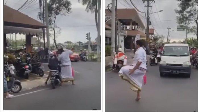 Video Detik-detik Pria di Bali Ngamuk di Tengah Jalan dan Tusuk Pengendara - Tribunjateng.com
