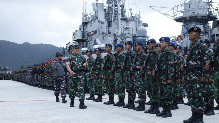 KASAL Laksamana TNI Yudo Margono Kerahkan Puluhan Kapal Perang Ke Laut Jawa - Tribunjateng.com