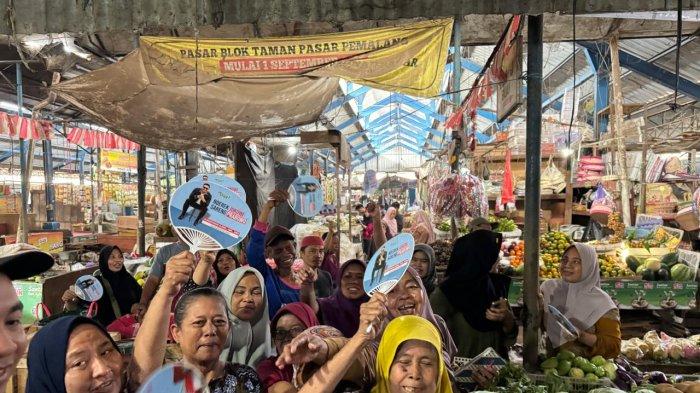 Nama Cagub Sudaryono Sudah Terkenal di Pedagang Pasar Pemalang ...