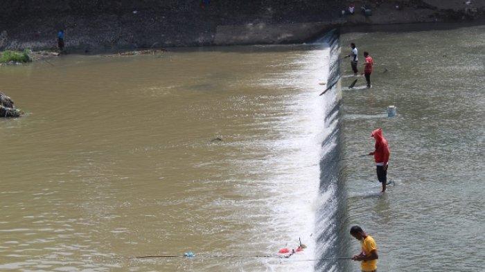 Cerita Para Pemancing di Bendung Simongan Semarang, Bermodal Lumut Bisa ...