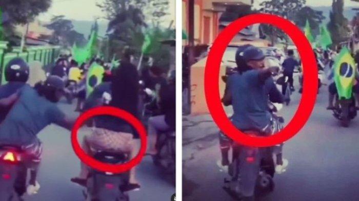 Viral Pria Tepok Pantat Pengendara Wanita Di Jalan Raya Dalam Kondisi Ramai Ditegur Tak Peduli
