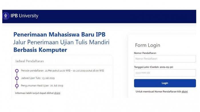 Pendaftaran UTM IPB 2019 Dibuka 21 Mei-10 Juli: Ini Jadwal, Syarat ...